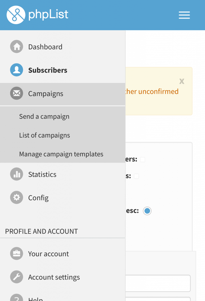 Introducing the new phpList interface – phplist.com blog